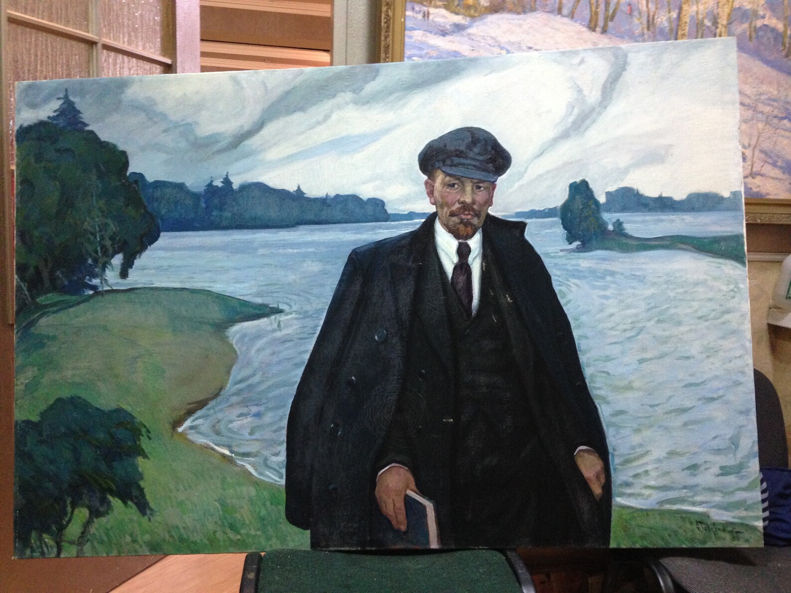 The Original Picture of the USSR lenin in Razliv 1968, People's Artist ...