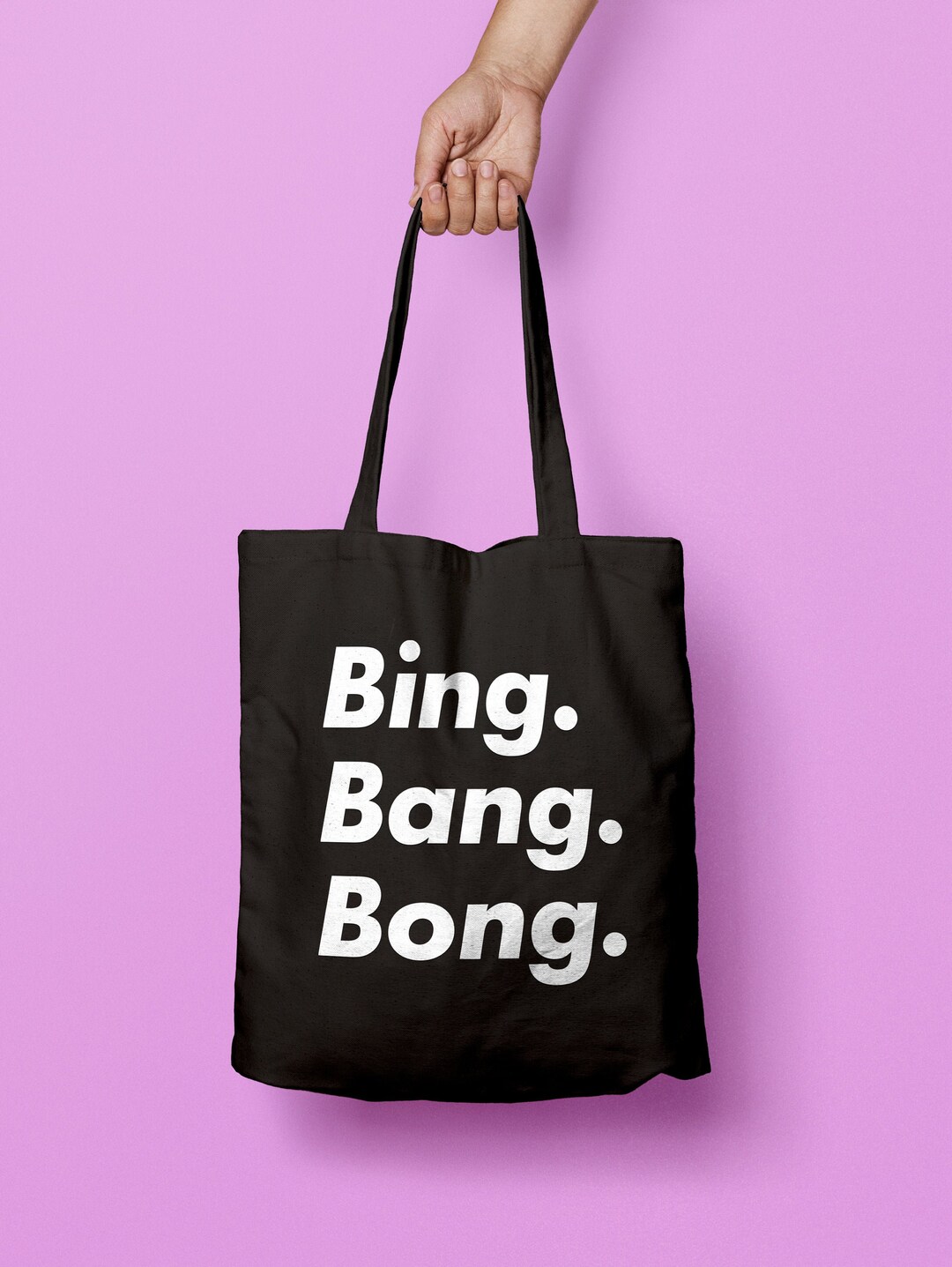 BING BANG BONG / Rupauls' Drag Race Uk / Tote Bag / Book Bag / Uk Hun ...