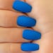 Matte Blue Nail Polish, Blue Polish, Matte Cream Nail Polish : BLUE ...