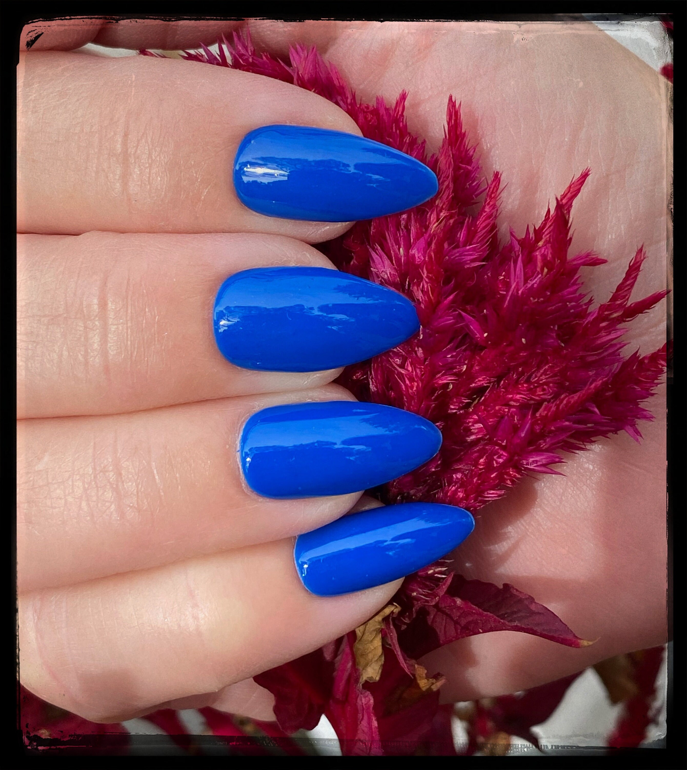 Neon Blue Nail Polish