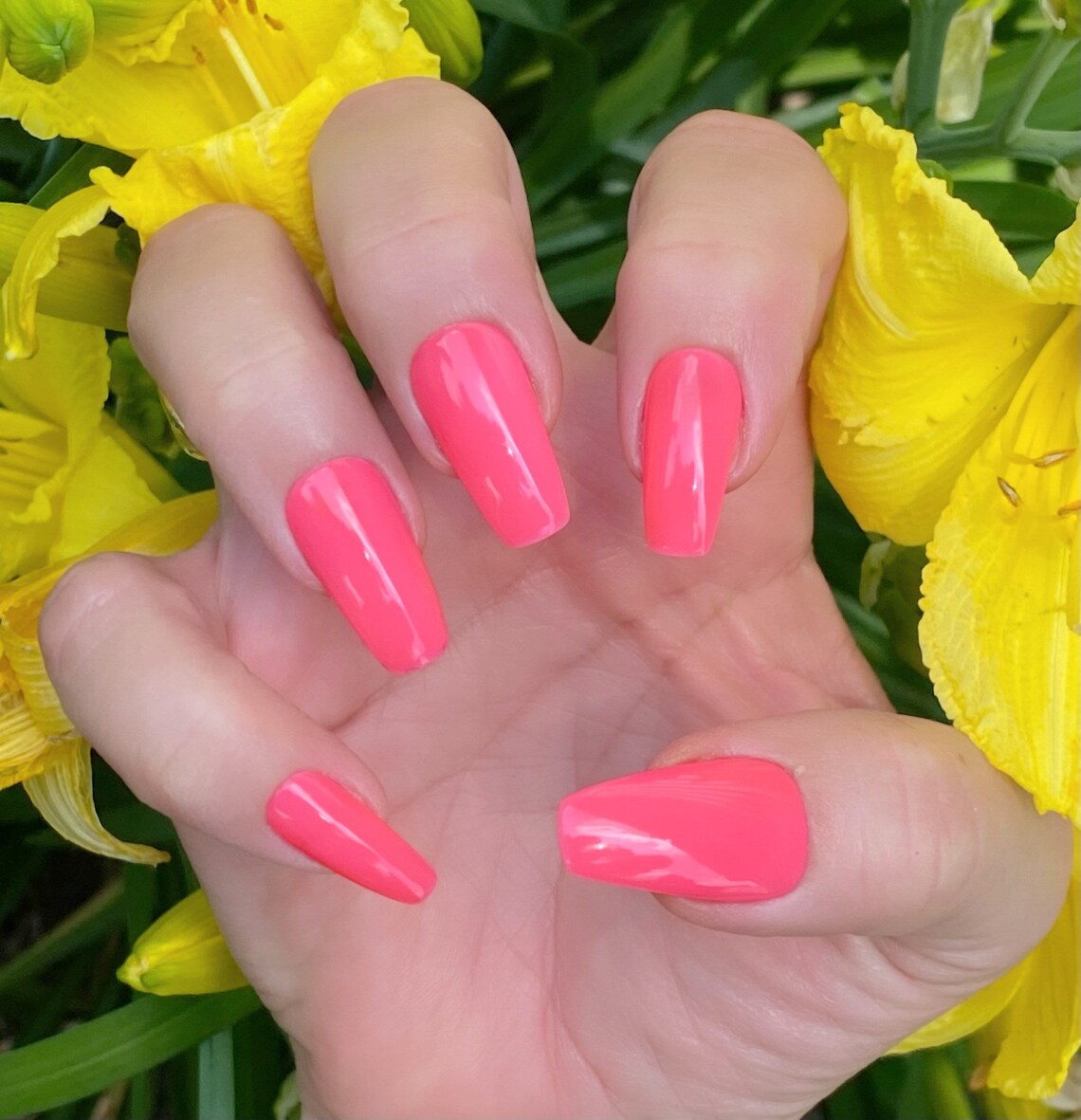 Pink Nail Polish Nail Lacquer 10 Free Nail Polish Vegan - Etsy