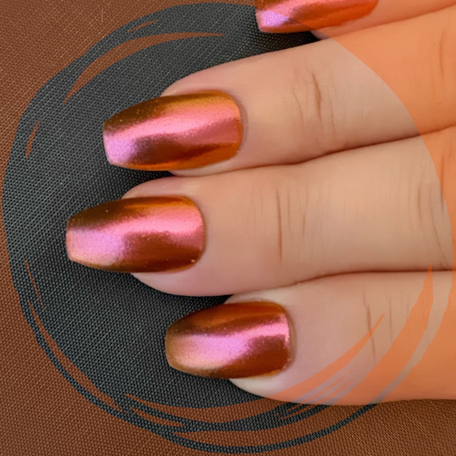 Raspberry Sorbet - Rose Gold Nail Polish, Vegan, Color Shifting Polish ...