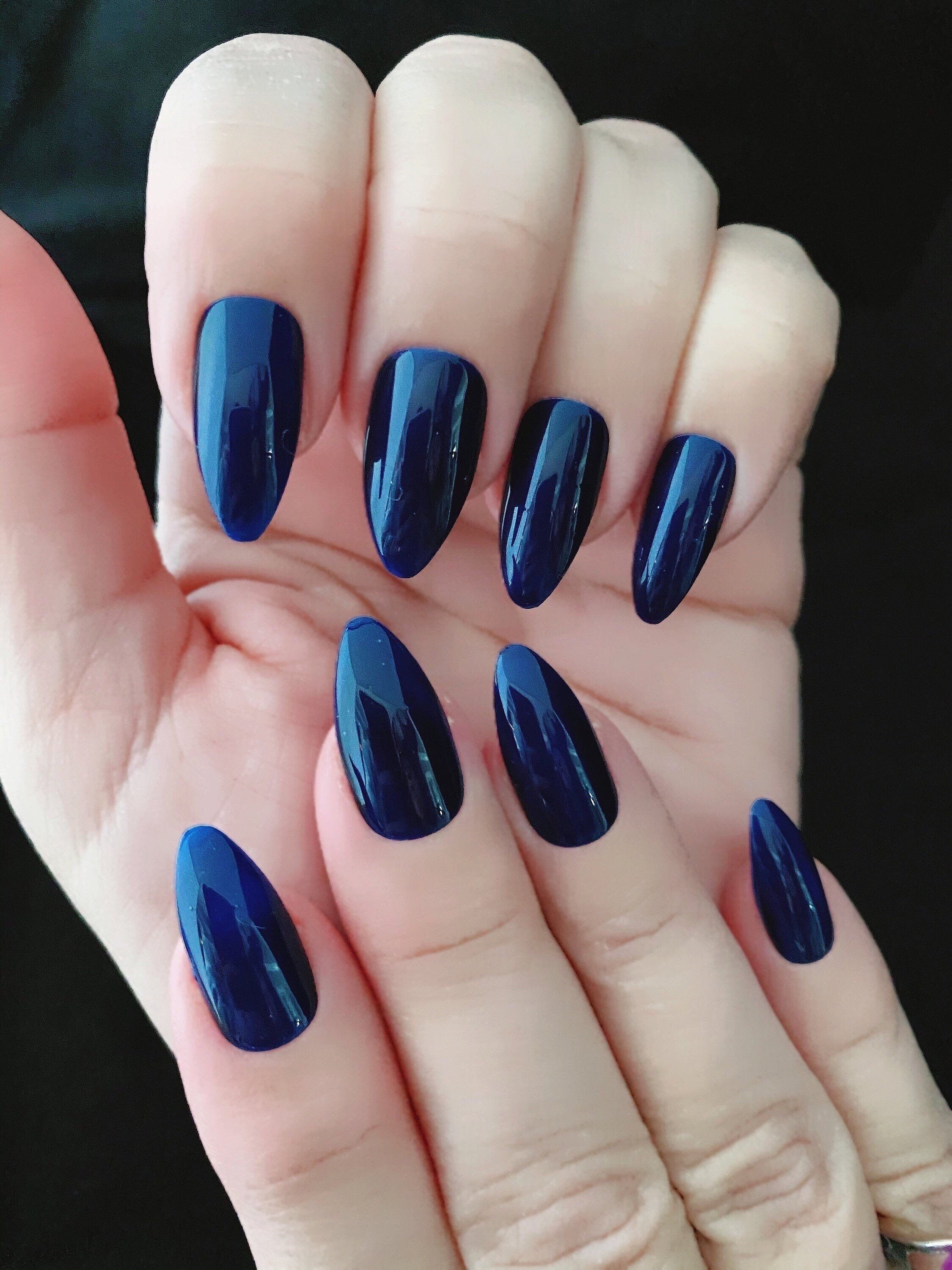 Sapphire Shimmering Blue Nail Polish: Handmade, Vegan, Cruelty-free - Etsy