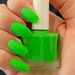 RIDDLER Matte Nail Polish Green Matte Polish Neon Green - Etsy