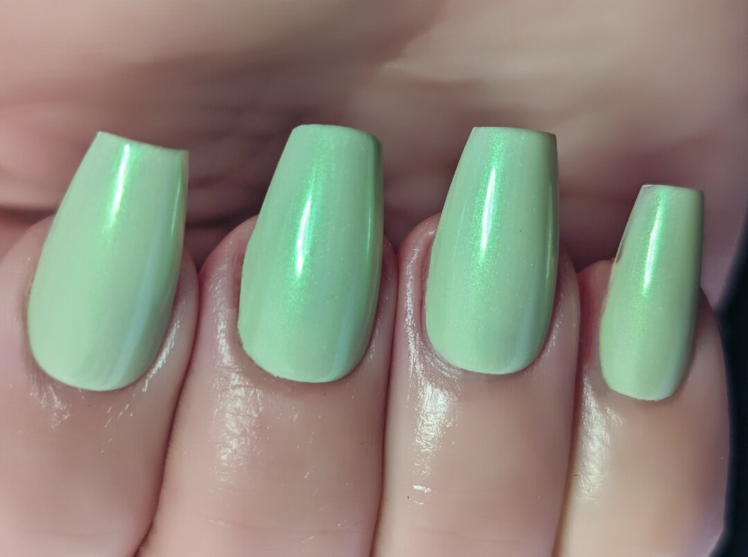 Breath of Spring - Green Nail Polish, Pastel Nail Polish, Spring Summer ...