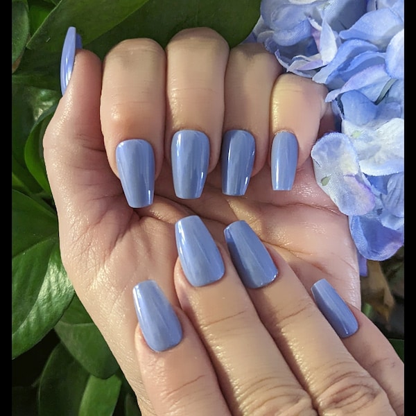 Blue Purple Nail Polish - Etsy