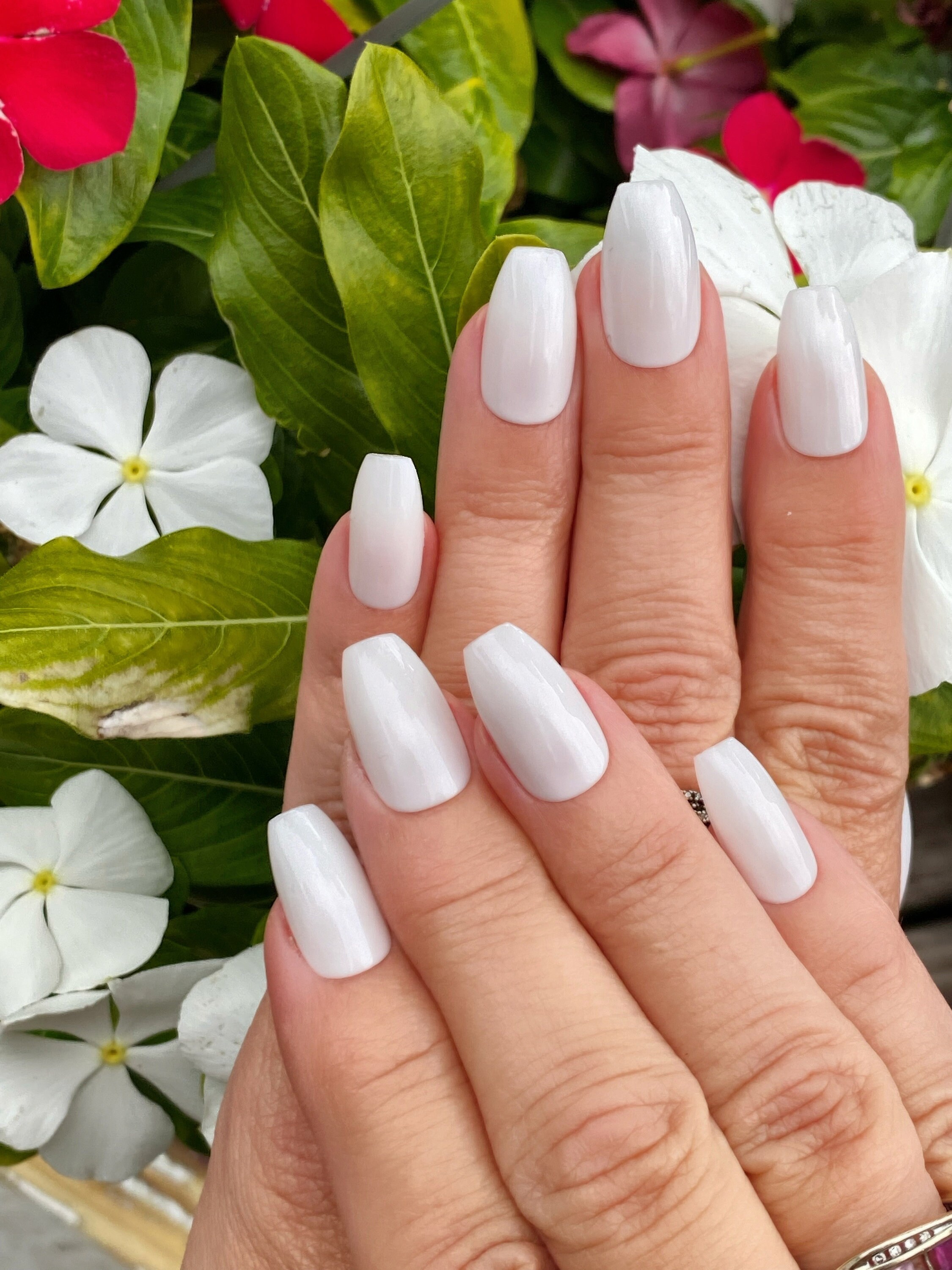 Paint'em White White Nail Polish Shimmer White Polish | Etsy