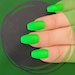 RIDDLER Matte Nail Polish Green Matte Polish Neon Green - Etsy