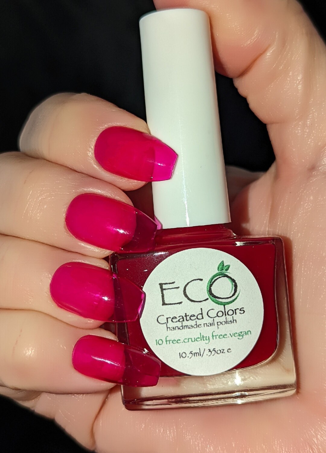 Sheer Red/pink Jelly Nail Polish Light Red Polish Red Nails - Etsy