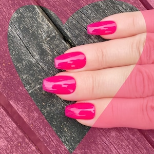 Very Berry - Pink Nail Polish, Natural Nail Polish, Fall Polish - Etsy
