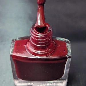 Wine Time! - Brown Burgundy Red Polish, Nail Polish, Autumn Nails - Etsy