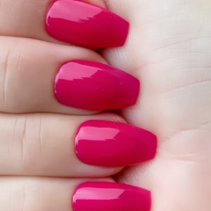 Very Berry - Pink Nail Polish, Natural Nail Polish, Fall Polish - Etsy