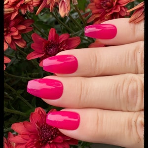 Very Berry - Pink Nail Polish, Natural Nail Polish, Fall Polish - Etsy