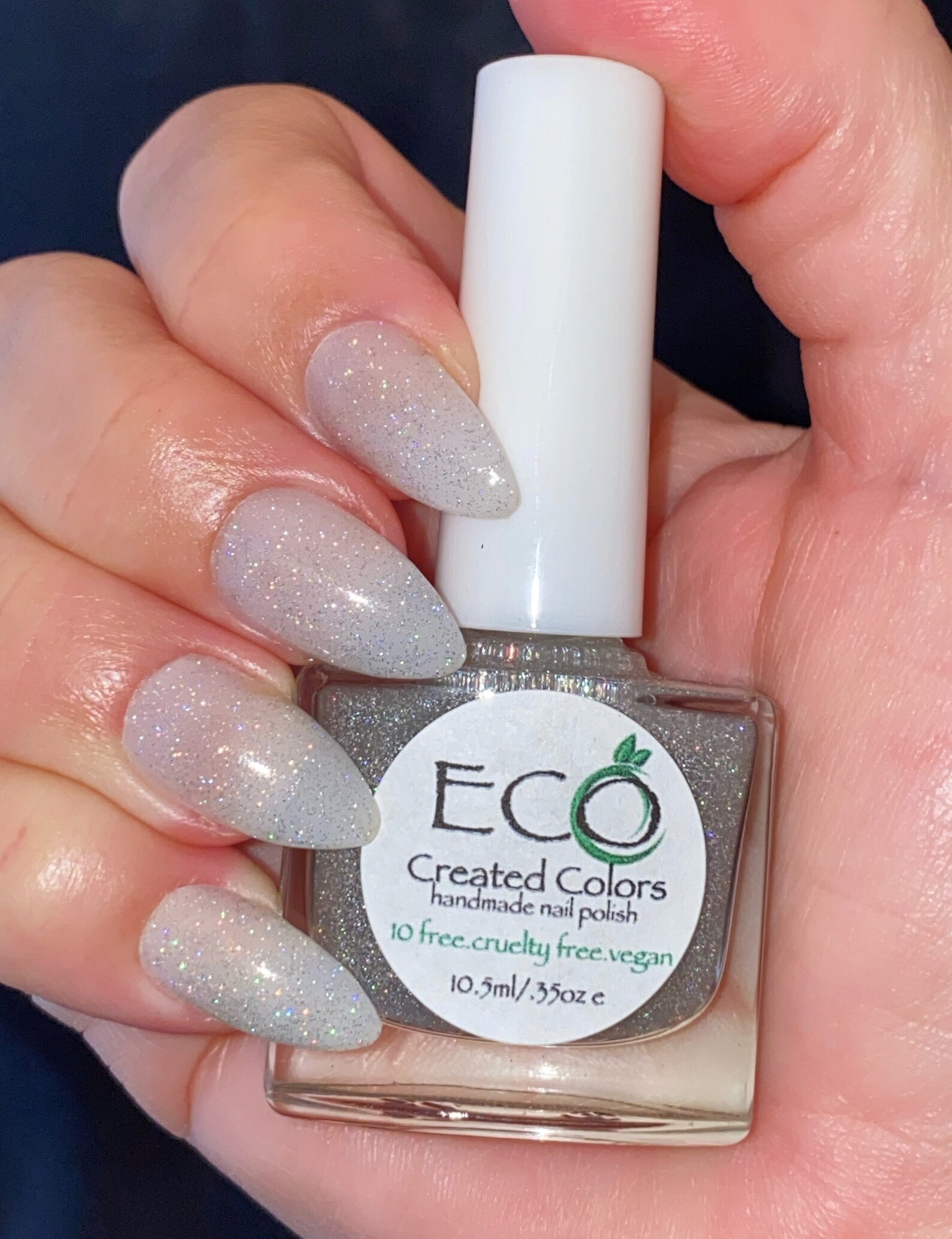 Diamond Dust Silver Holographic Nail Polish Glitter Polish - Etsy