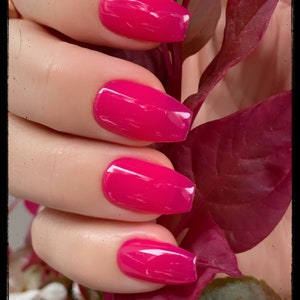 Very Berry - Pink Nail Polish, Natural Nail Polish, Fall Polish - Etsy