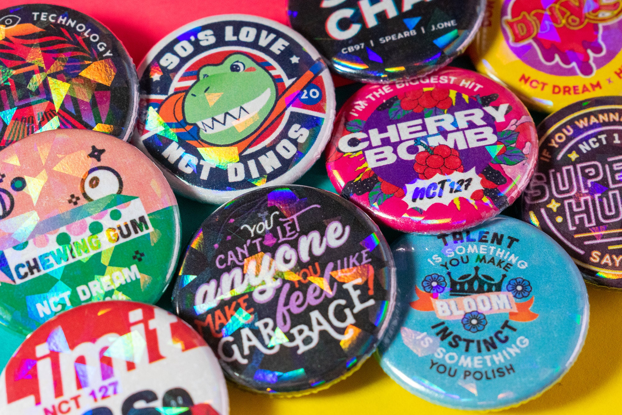 Holographic Buttons 1.25 Mix and Match / Choose Your | Etsy