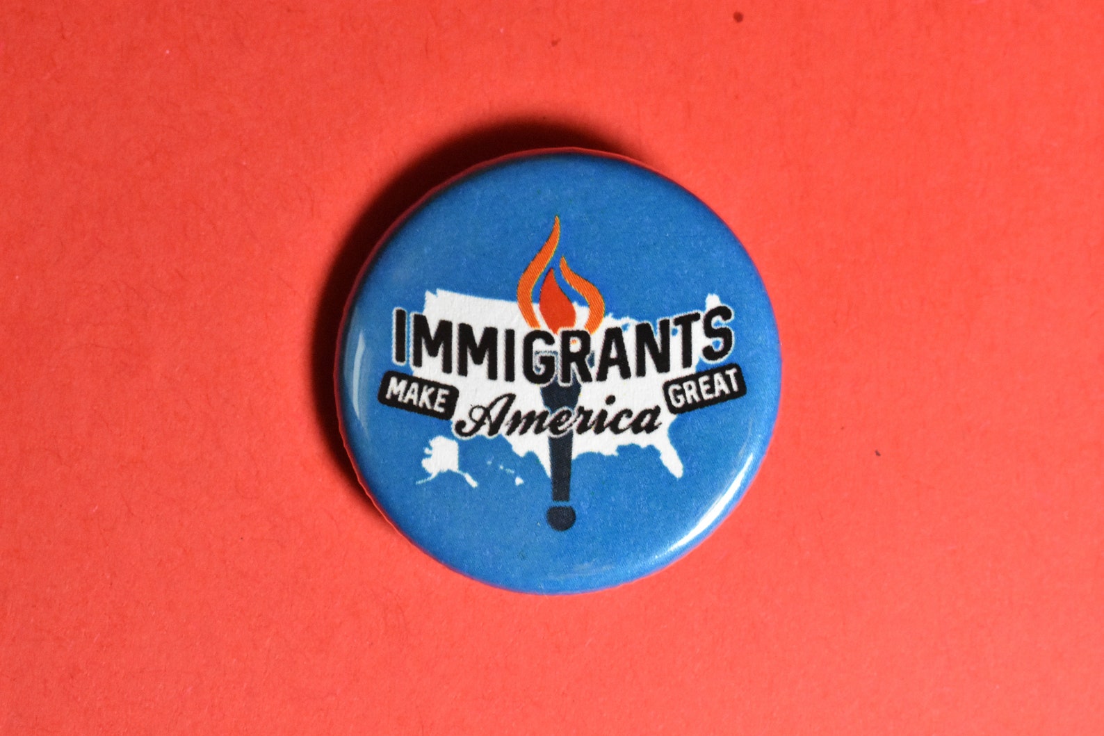 Pro-immigrant Pinback Button Badges 1.25 Immigrants | Etsy