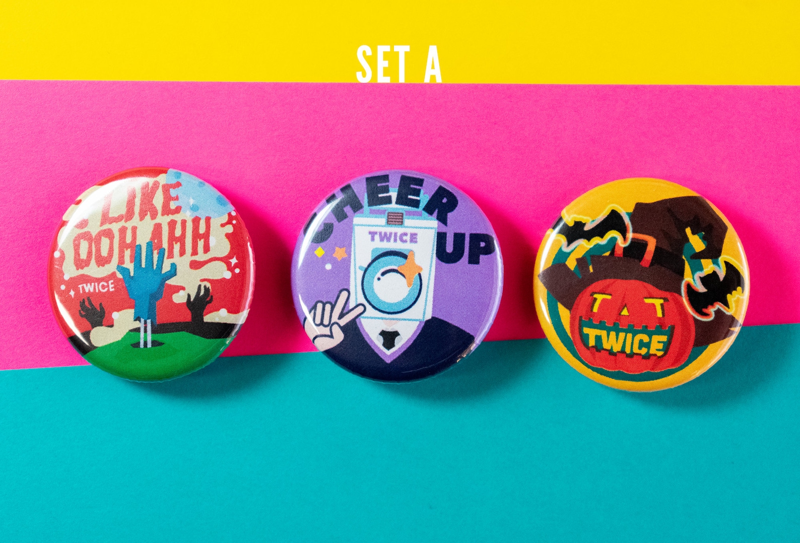 TWICE Debut Pinback Button Badges 1.25 Like Ooh-ahh | Etsy