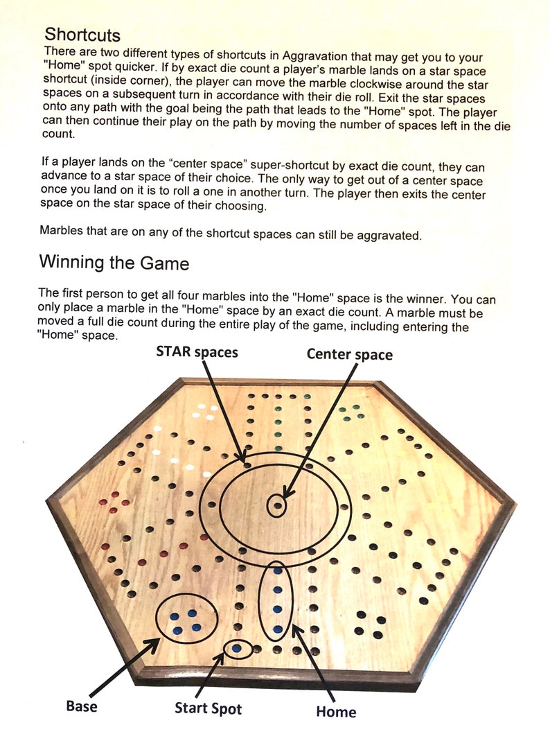 Aggravation Board Game - Etsy