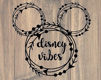 Mickey Wreath Svg | Etsy