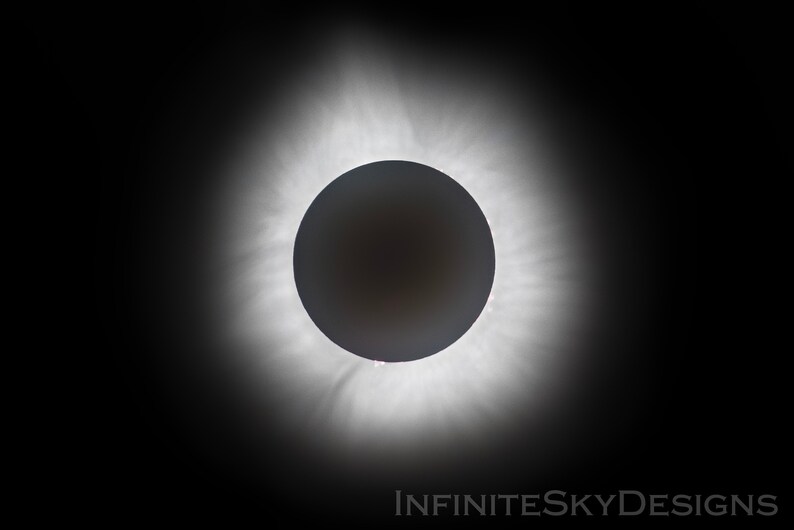 2024 Solar Eclipse Totality High-res Image Digital Download, Space ...