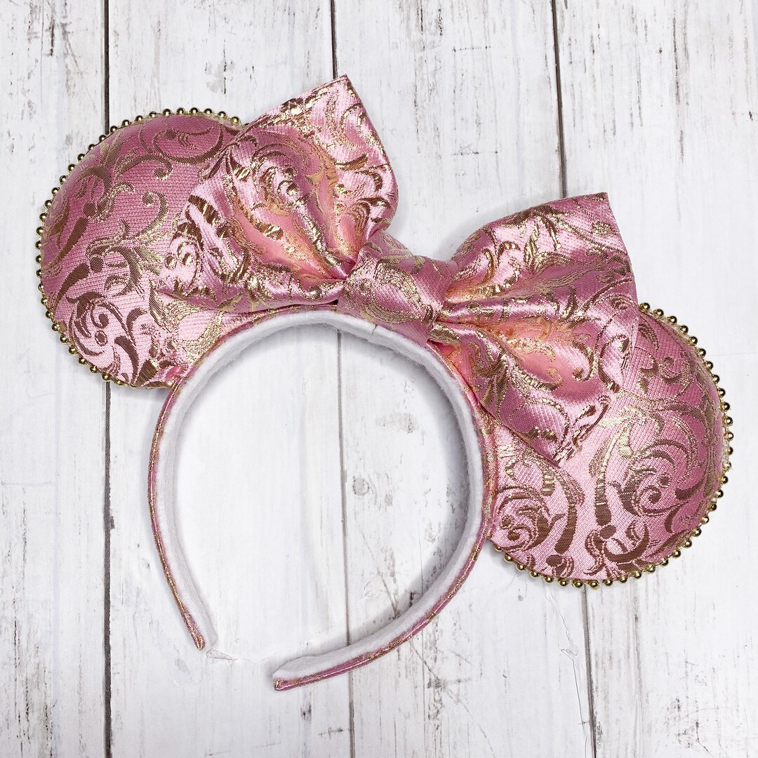 Royal Pink Mickey Ears for Sleeping Beauty and Cinderella Fans - Etsy