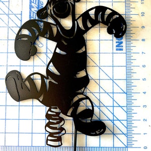 Tigger Garden Art, Winnie the Pooh Gang, Metal Disney Art, Pooh ...