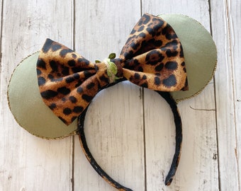 Leopard Minnie Mouse Ears, Cheetah Kids Adult Ears, Leopard Mouse Ears ...