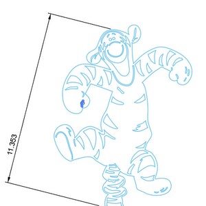 Tigger Garden Art, Winnie the Pooh Gang, Metal Disney Art, Pooh ...