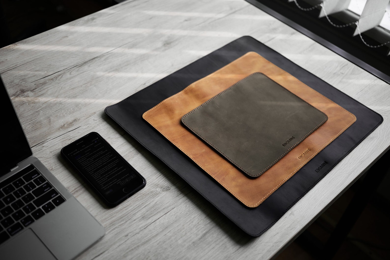 Personalized Leather Mouse Pad, Custom Mouse Pad, Extended Mouse Pad ...