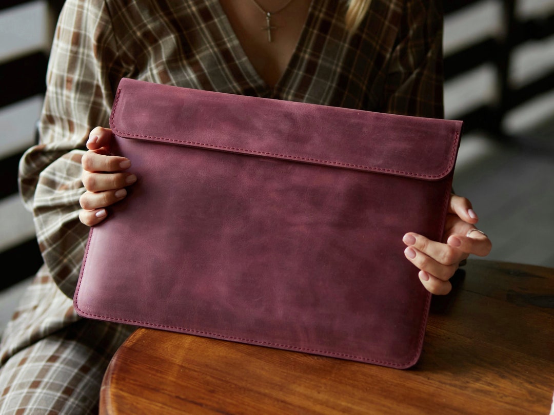 Custom Minimalist Leather Surface Pro 7 8 9 Case, Remarkable 2 Case ...