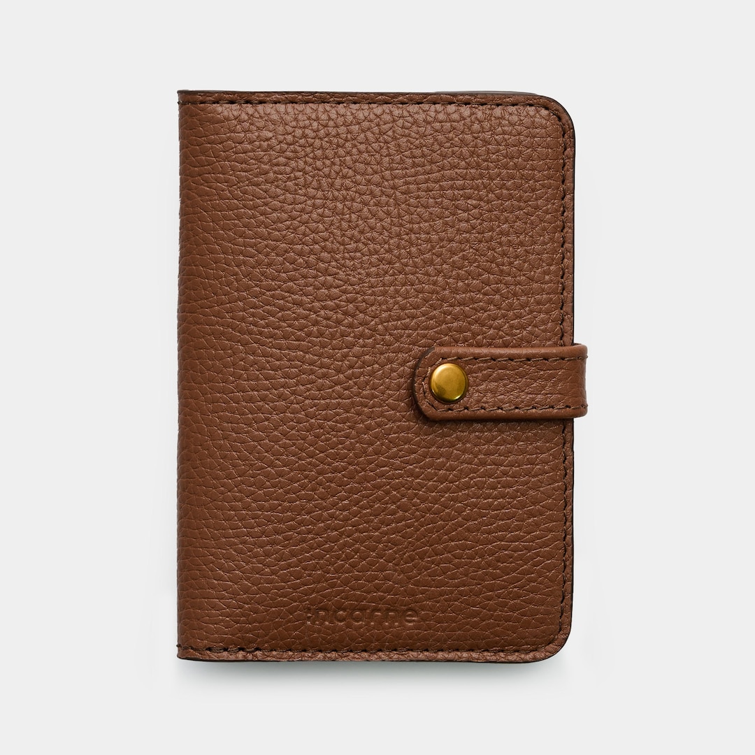 Personalized Leather Passport Cover: Travel Document Organizer for Her ...
