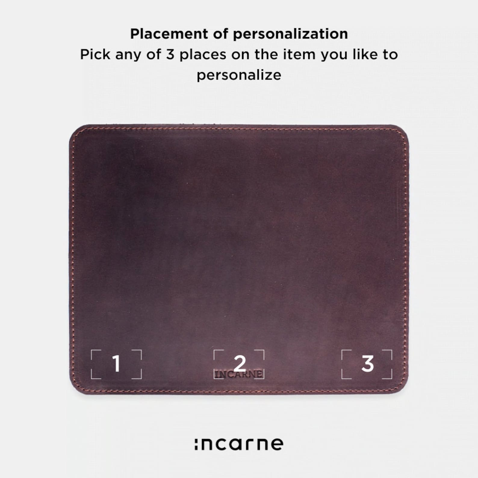 Personalized Leather Mouse Pad, Custom Mouse Pad, Extended Mouse Pad ...