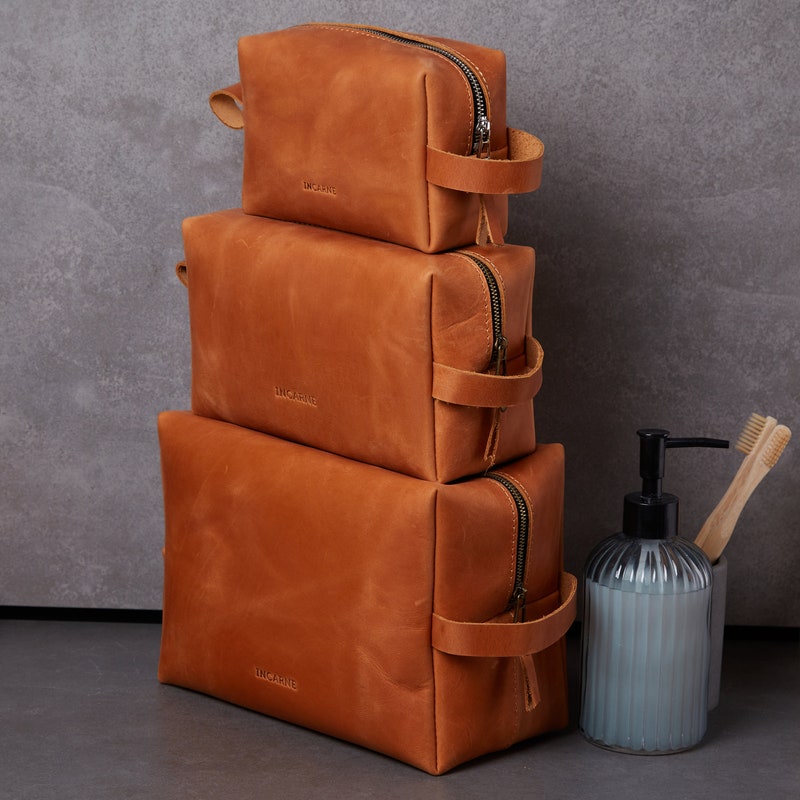 Leather Dopp Kit - Etsy