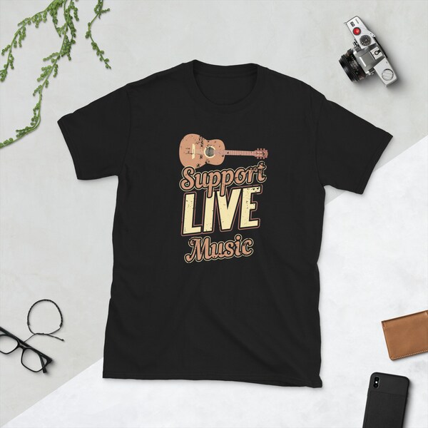Support Live Music Shirt - Etsy