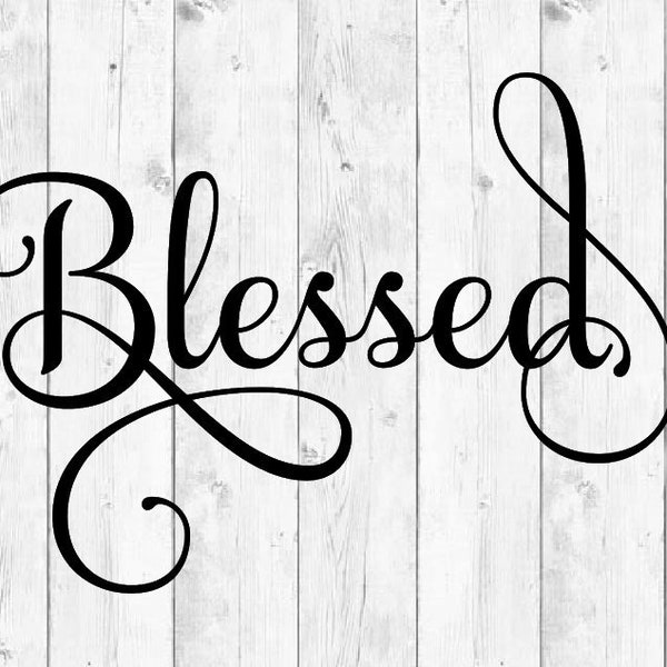 Blessed Svg - Etsy
