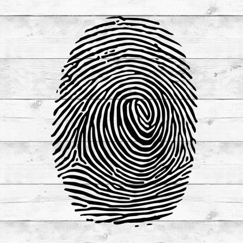 Fingerprint Svg Fingerprint Cut Files for Cricut and - Etsy
