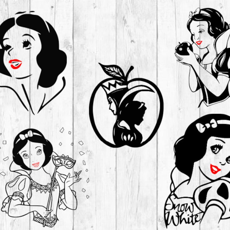 Snow White Svg - Etsy