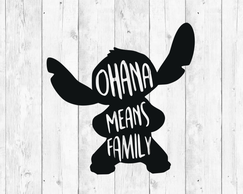 Ohana Means Family Svg, Lilo and Stitch SVG, Stitch SVG, Lilo Svg ...