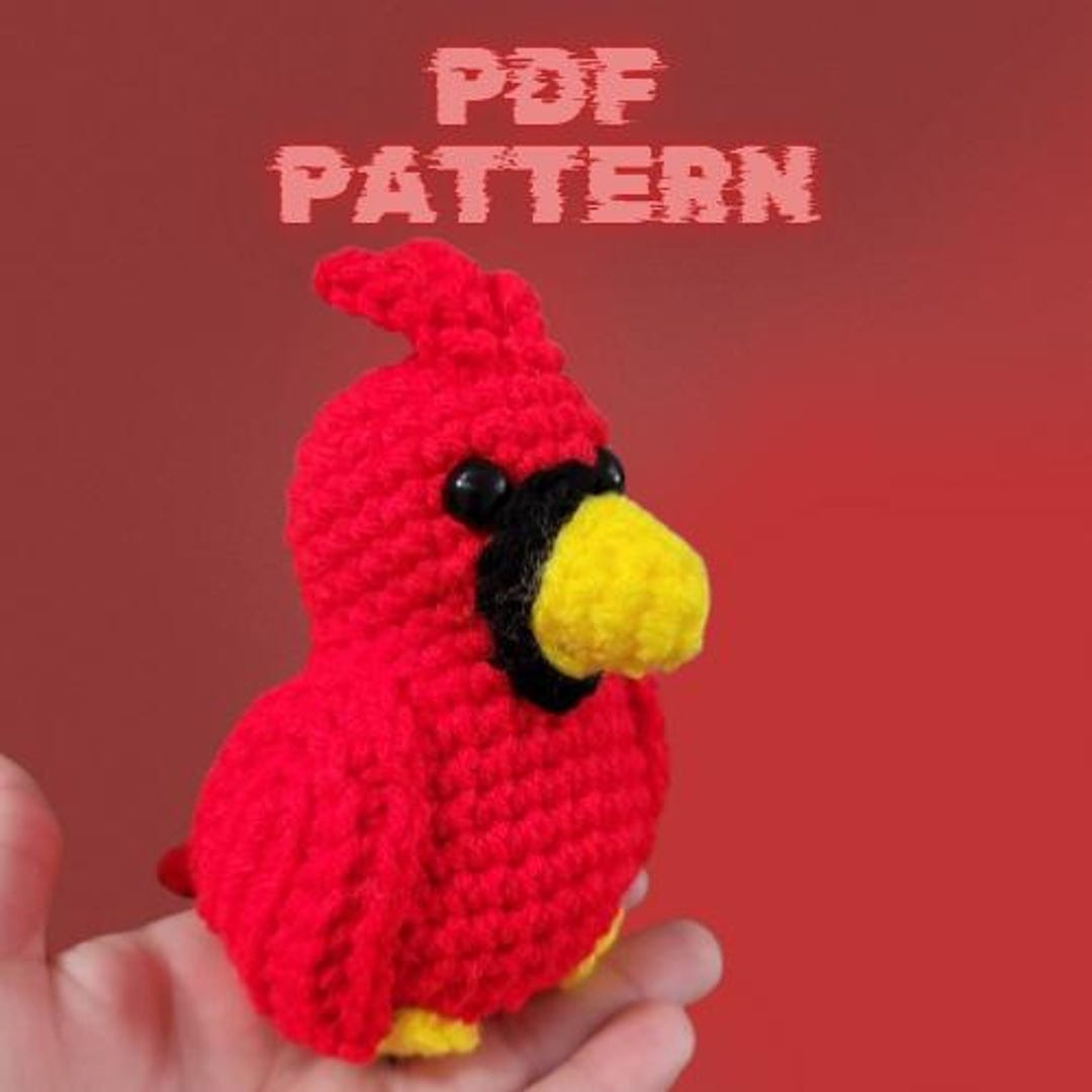 Crochet Pattern: Cardinal Bird Amigurumi - Etsy