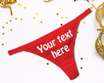Custom thong | Etsy
