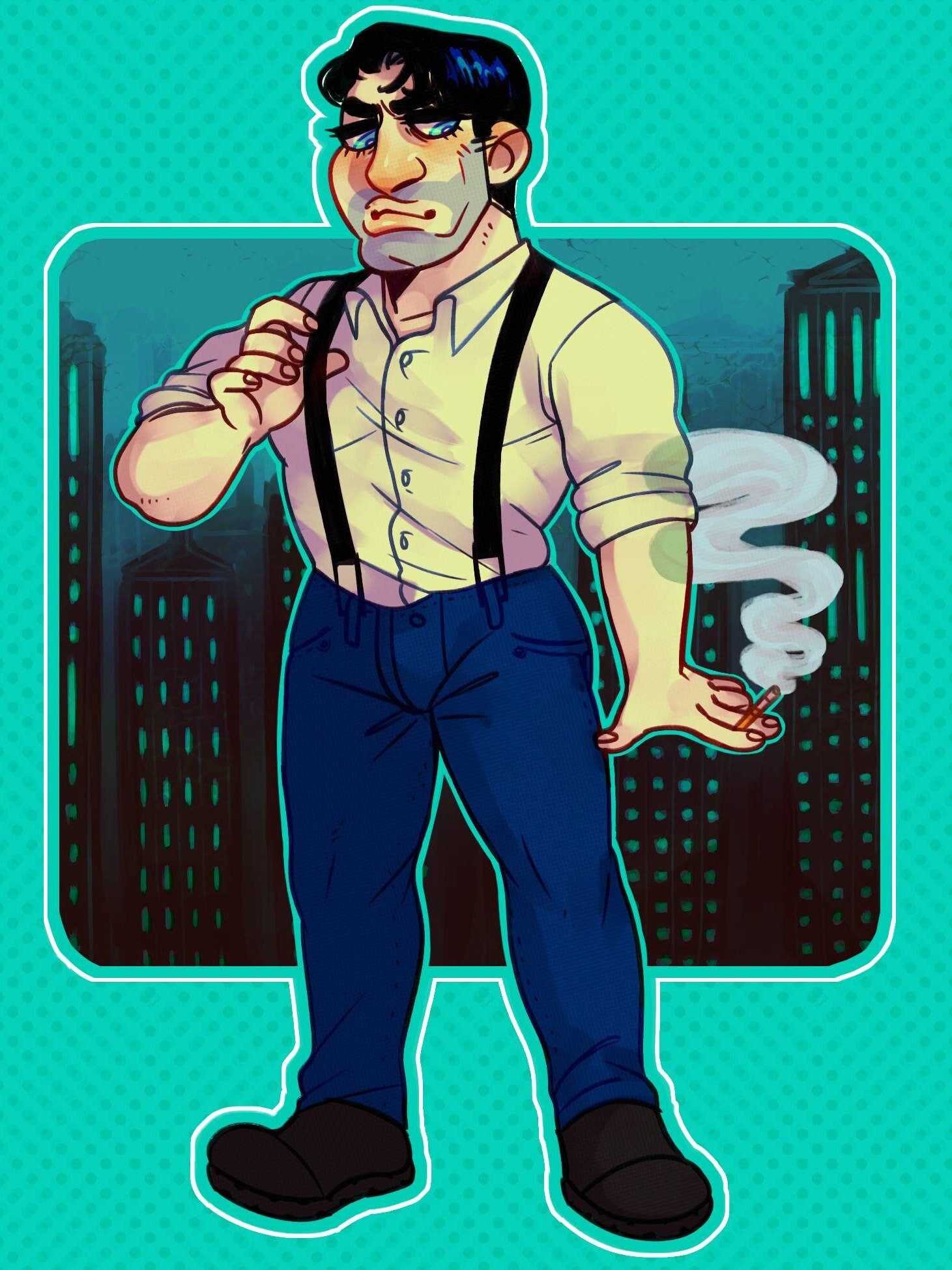Bioshock Atlas Sticker - Etsy