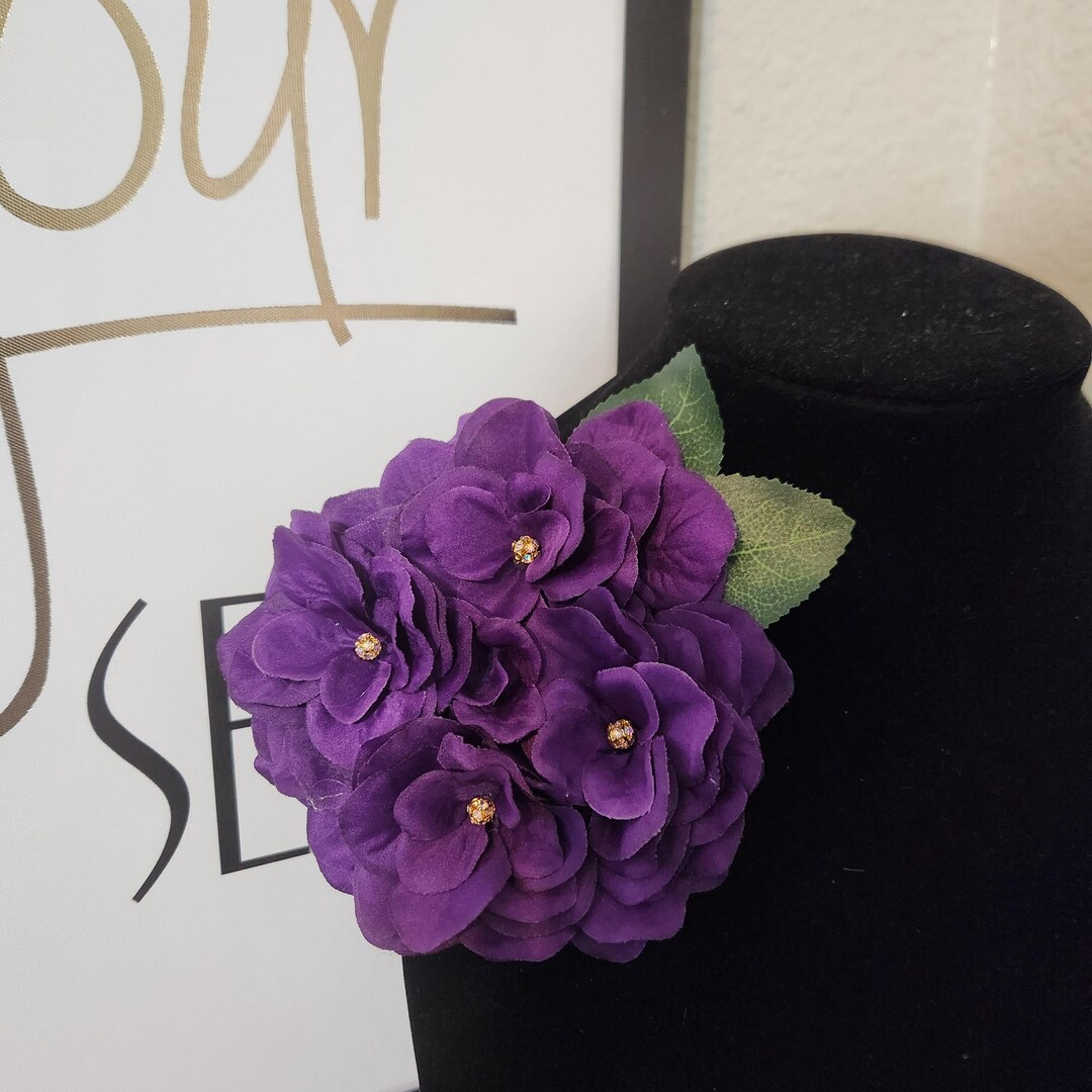 New Violet Cluster #4 Inspired by the African Violet Flower - Etsy