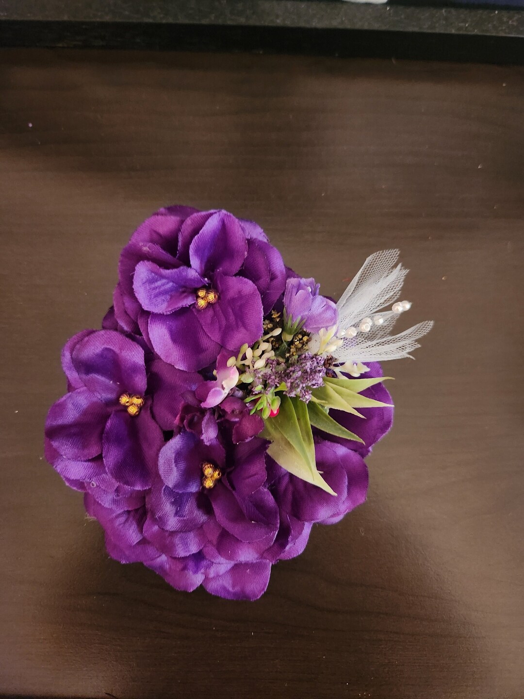 African Violet Cluster Inspired by African Violet Flower - Etsy
