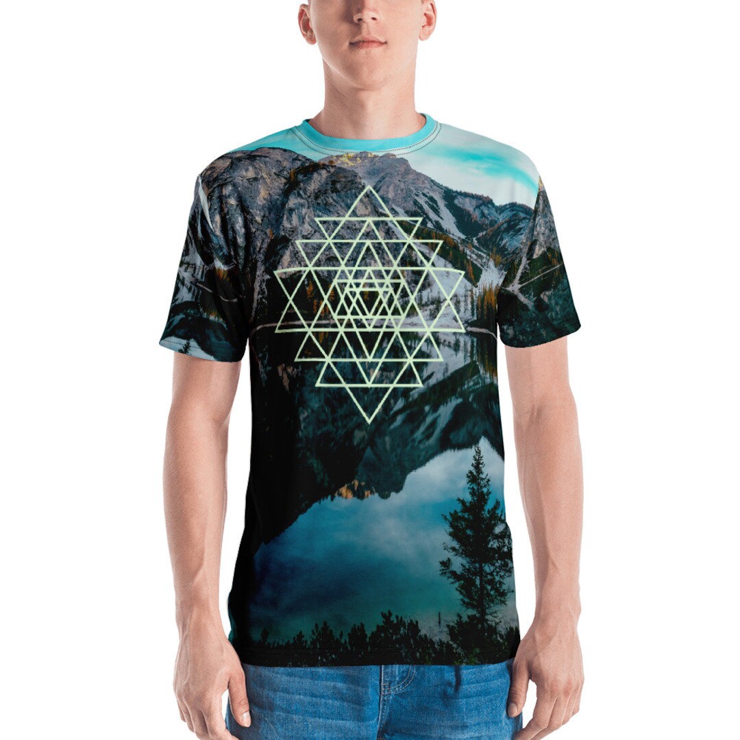 Sacred Geometry Shirt // Sri Yantra Shirt // Sacred Geometry Clothing ...