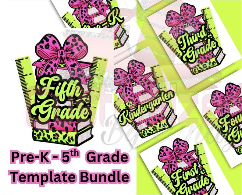 Kindergarten to 5th Grade Editable Canva Templates - Etsy