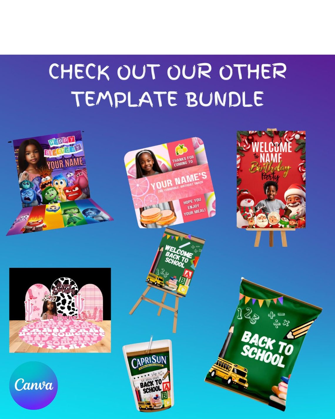 Mini Coloring Book Template: DIY Kids Party Favor (canva Editable ...