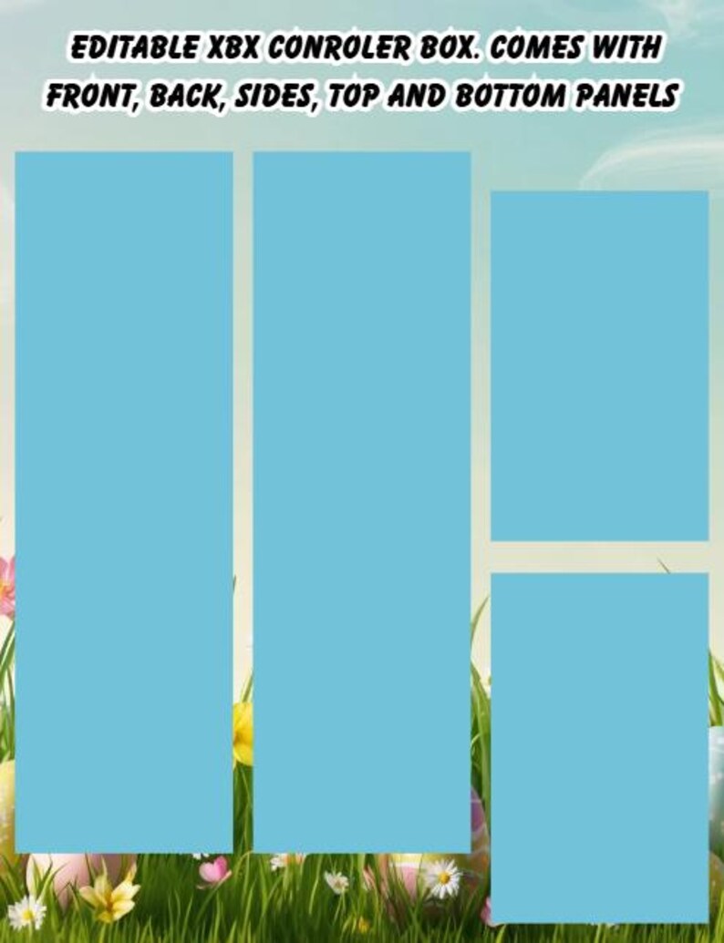 Xbox Template: Editable in Canva (instant Download) Easter Basket - Etsy