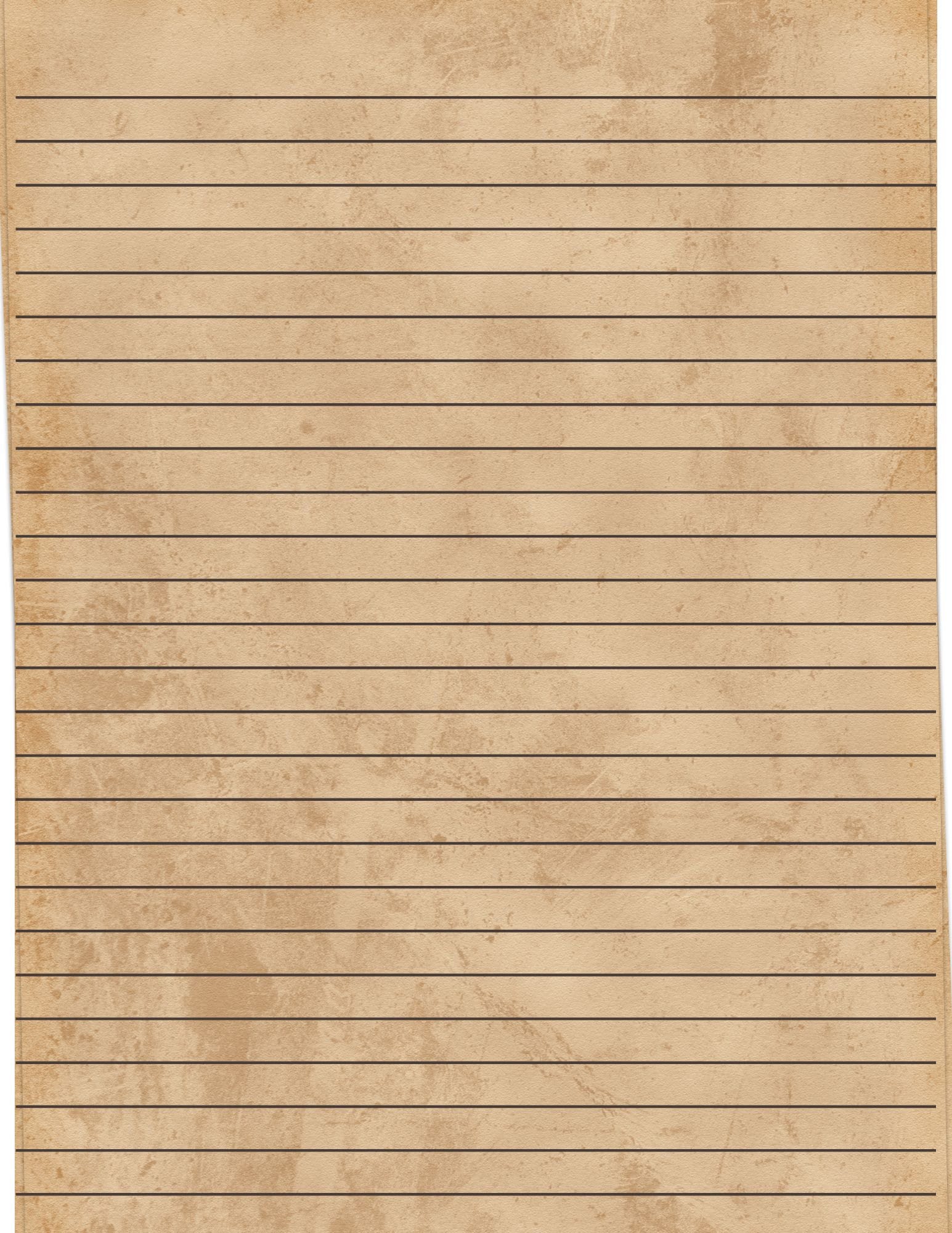 Vintage Lined Paper: Junk Journal Printable Kit (instant Download) - Etsy