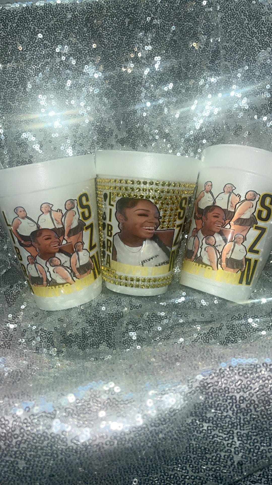 Custom Photo Party Cups: Personalized Waterproof Birthday Cups (dozen ...